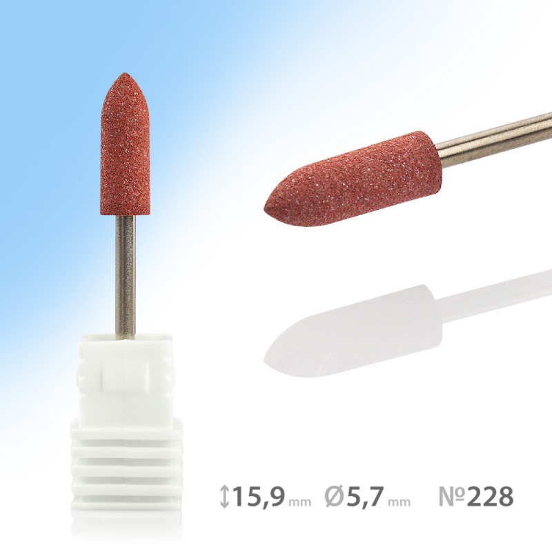 Silicone cutter with abrasive coating pointed cylinder 17x6 mm No. 169/ ...